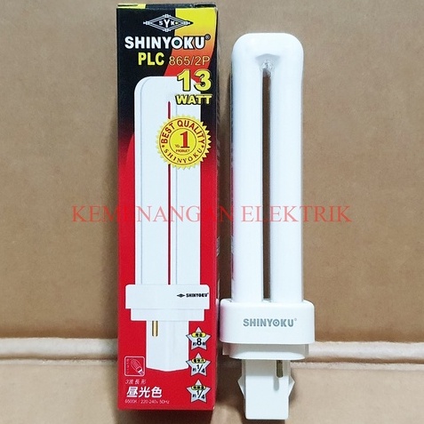 Jual SHINYOKU LAMPU PLC TUSUK 2PIN 2KAKI 13 WATT 13W 13WATT 13 W WARM WHITE / WHITE | Shopee ...