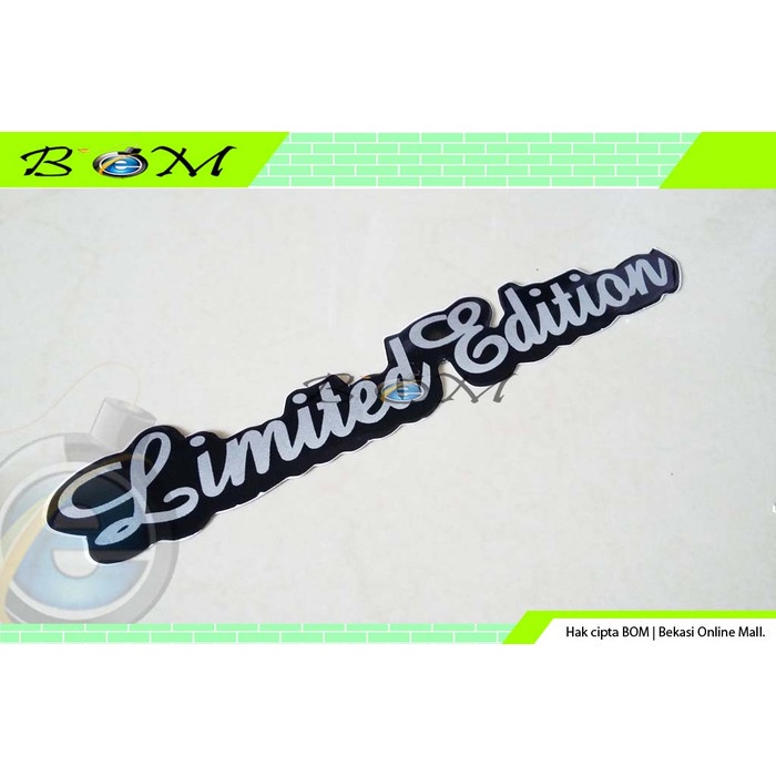 Jual Striping Stiker Sticker Mobil motor limited edition hitam black ...