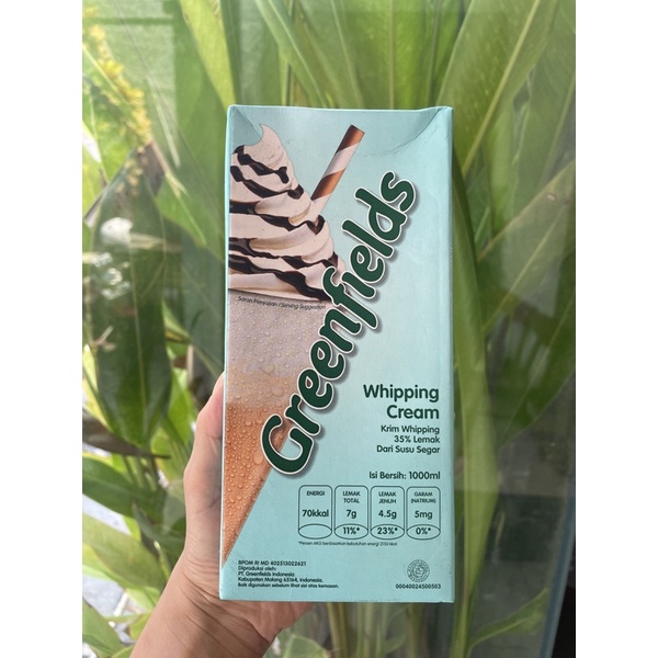 Jual Greenfields Whipping Cream Greenfield Whip Whipped Cream 1lt ...
