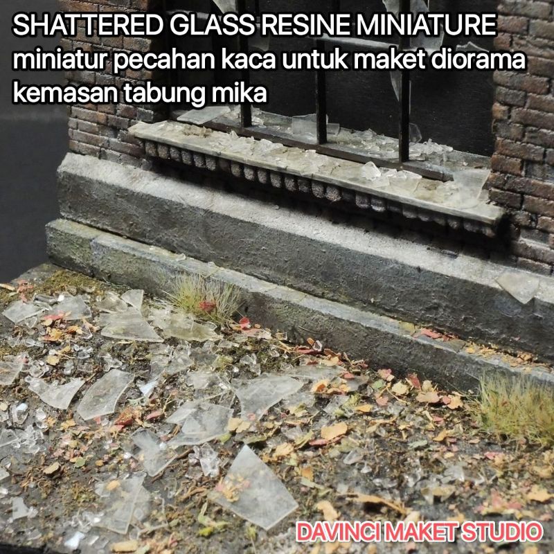 Jual Shattered Glass and Transparent Stone - Miniatur Pecahan Serpihan ...
