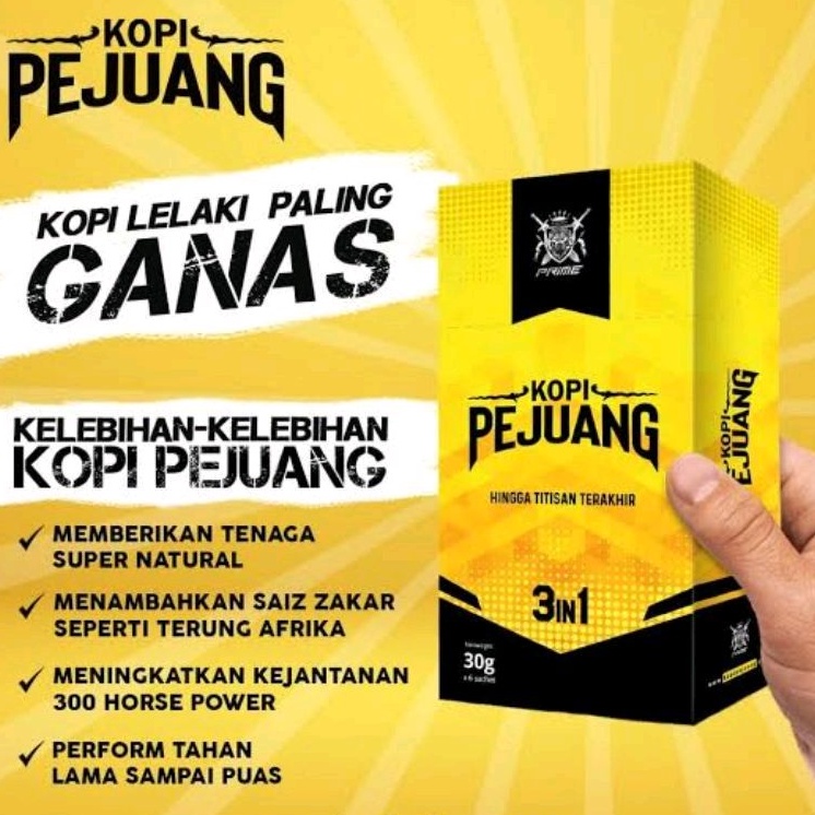 Jual Kopi Pejuang Original READY 6s - Kopi Rindu Malaysia | Shopee ...