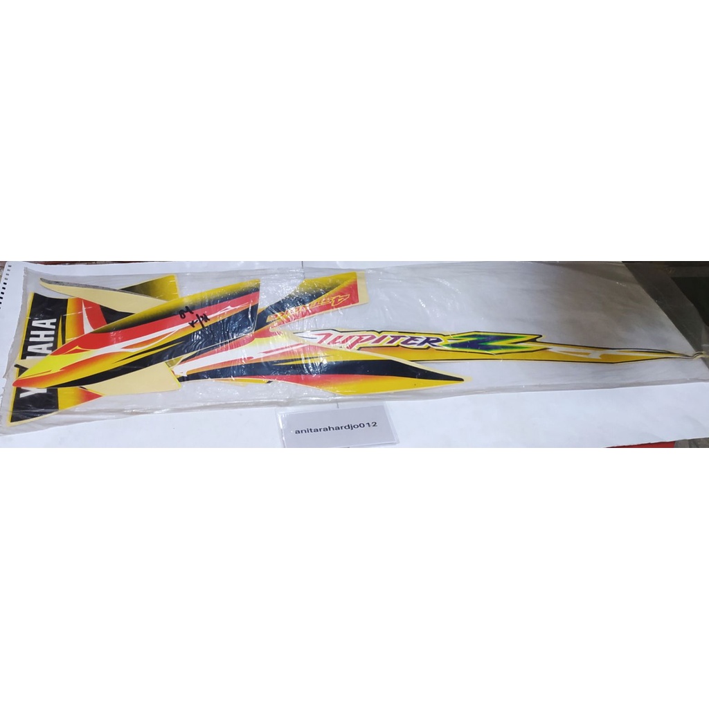 Jual Striping Body Yamaha Jupiter Z Tahun 2004 ( Kuning/Hitam ...