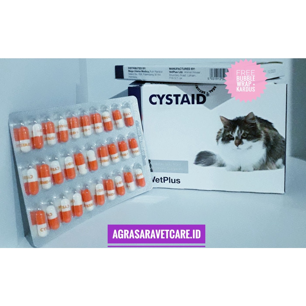 Jual CYSTAID PLUS VETPLUS ISI 30 capsul -OBAT untuk SALURAN KENCING ...