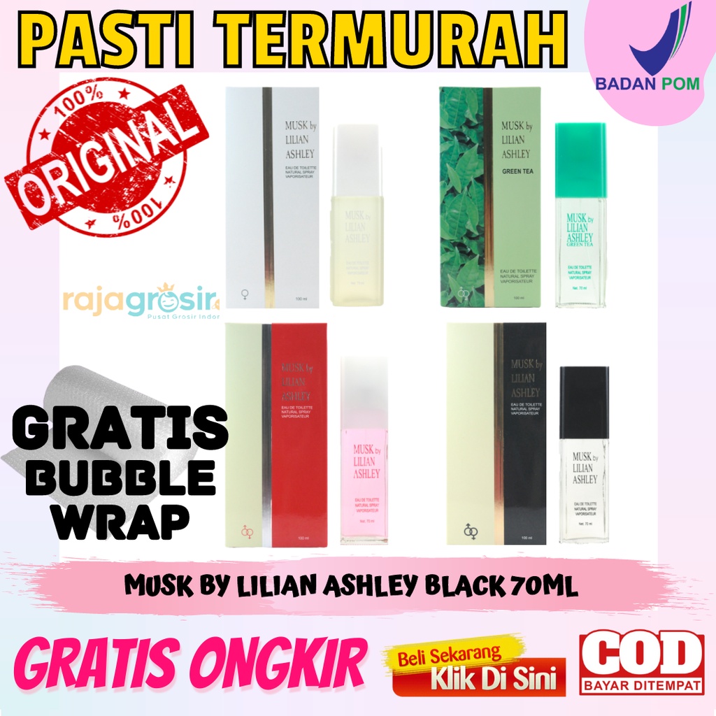 Jual Parfum Musk by lilian ashley 70ml Eau De Toilette Minyak Wangi ...