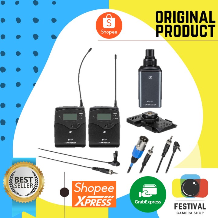 Jual Sennheiser EW 100 ENG G4 Camera Broadcast Wireless Microphone | Shopee Indonesia