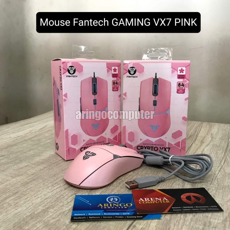 Jual Mouse Fantech GAMING VX7 PINK | Shopee Indonesia