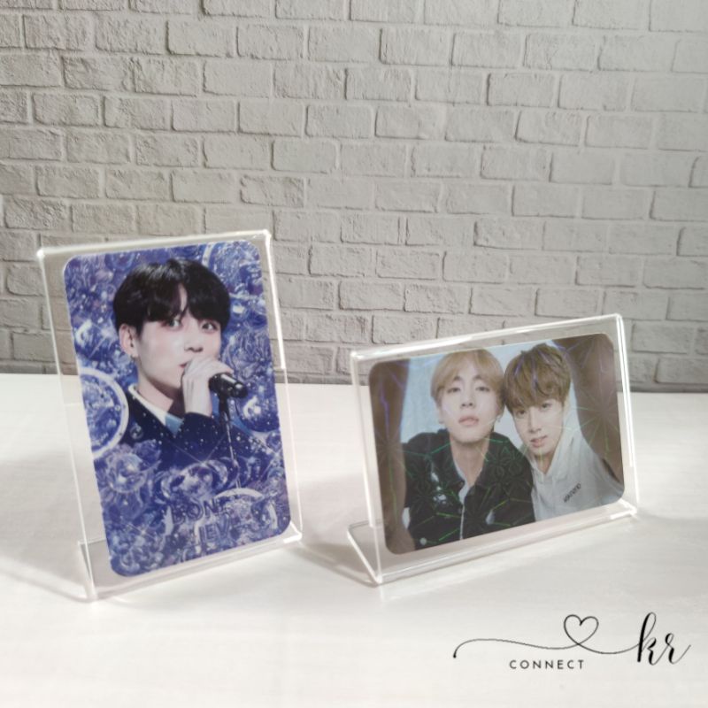 Jual Acrylic Stand Untuk Photocard PC Akrilik pajangan potrait ...