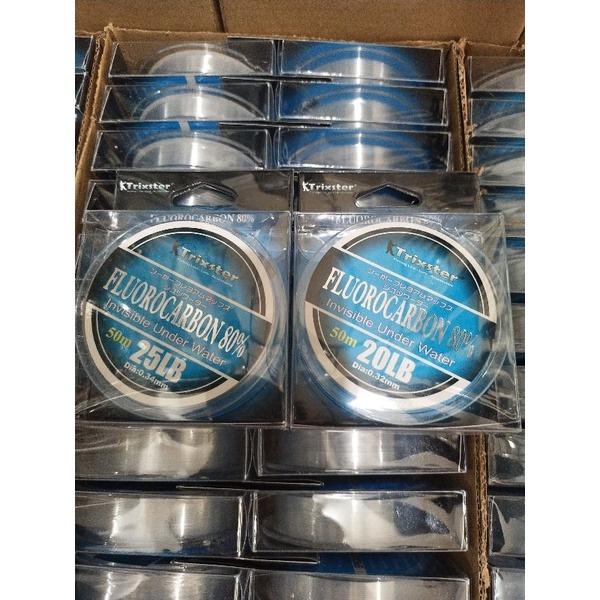 Jual senar pancing trixter fluorocarbon 80% 50m | Shopee Indonesia