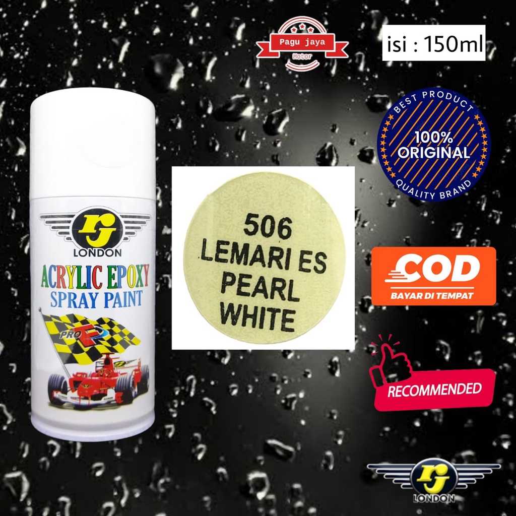 Jual Pilok pilox warna putih lemari es ( pearl white ) rj london 150cc ...