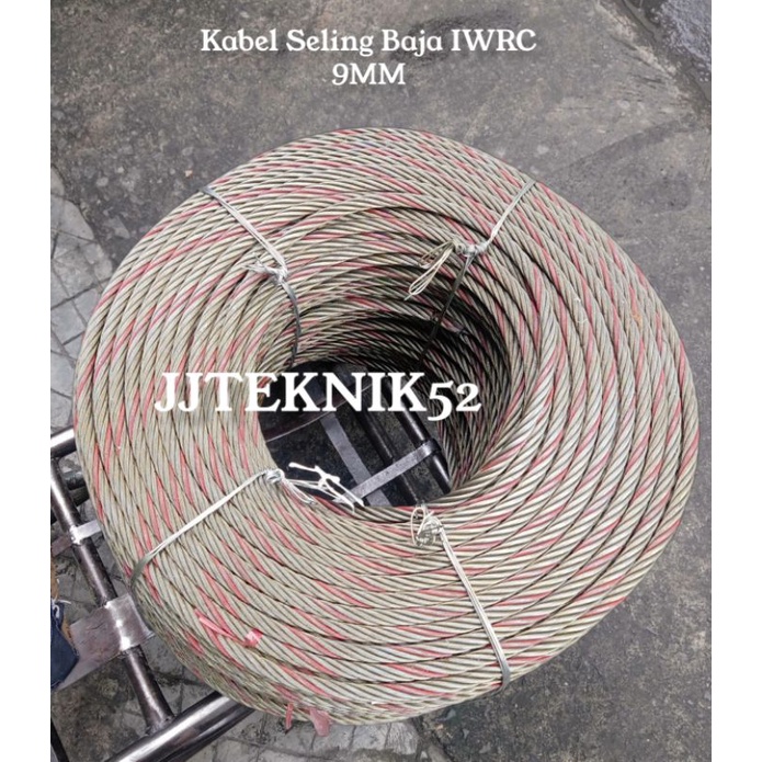 Jual 9mm KABEL SELING SLING TALI KAWAT LAPIS BAJA STEEL WIRE ROPE 9 mm ...