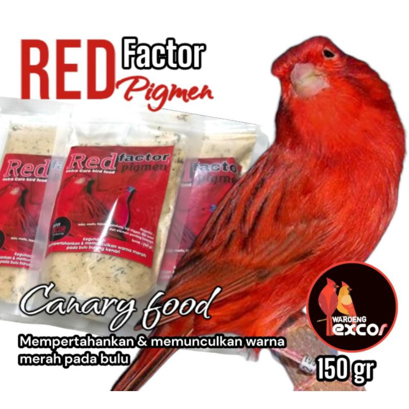 Jual Pakan Kenari Pencerah Warna Bulu Kenari Merah Red Factor Pigmen ...