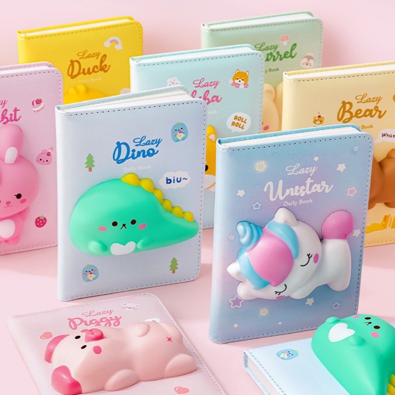 Jual Notebook 3D Squishy | Buku Diary Cute Squishy Size Small | Shopee ...