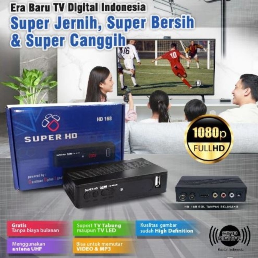 Jual Set Top Box DVBT2 Super HD 168 Optus Siaran TV Analog To Digital | Shopee Indonesia