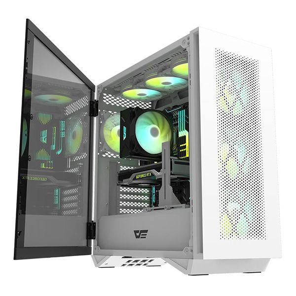 Jual PC Case Casing darkFlash DLS480 Free 4 Fan RGB ATX Gaming Case ...