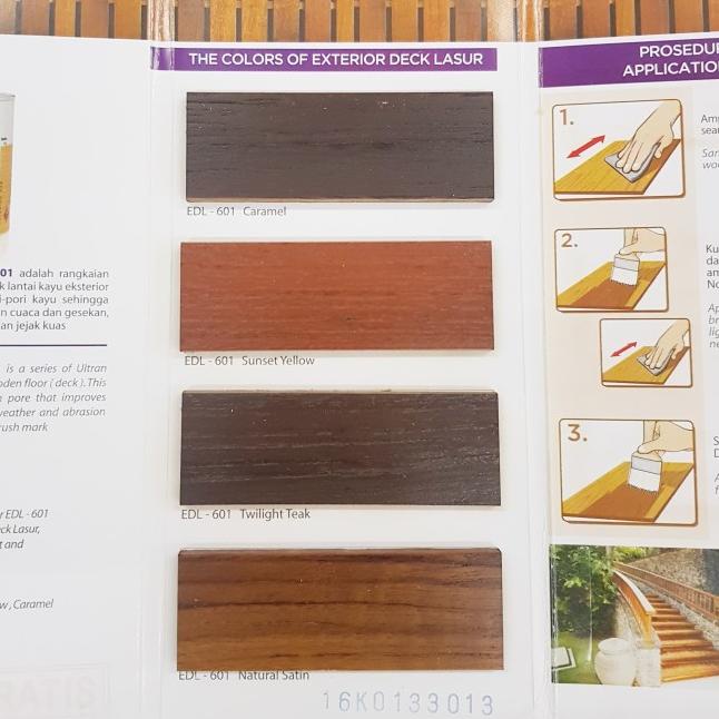 Jual ULTRAN DECK LASUR EDL-601 Natural Satin (1 kg) | Shopee Indonesia