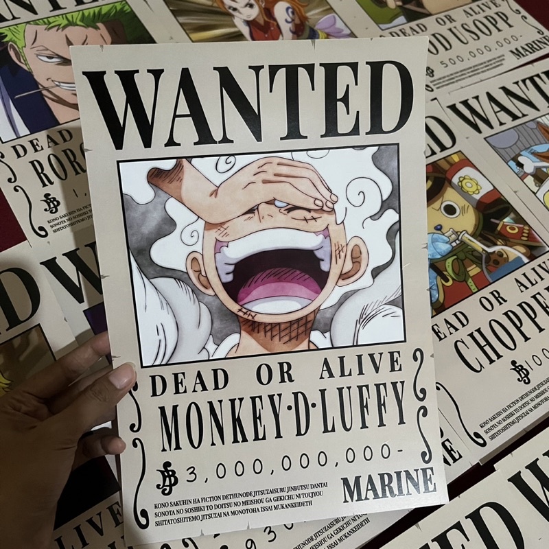 Jual Poster One Piece Bounty Kru Mugiwara Terbaru | Shopee Indonesia