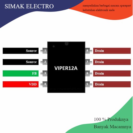 VIPER22A SMPS Controller IC Pinout, Datasheet, Equivalents,, 51% OFF