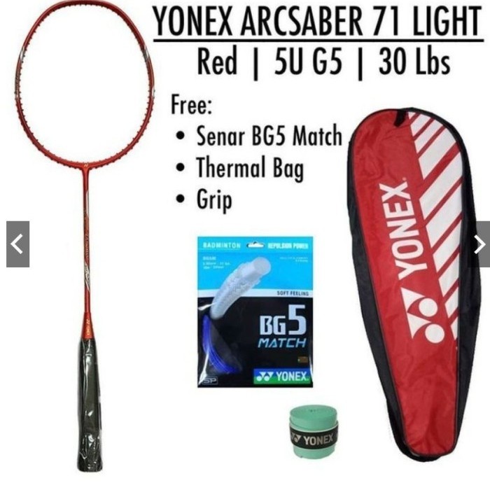 Jual RAKET BADMINTON YONEX ARCSABER 71 LIGHT RUDI HARTONO ORIGINAL - RINGAN | Shopee Indonesia