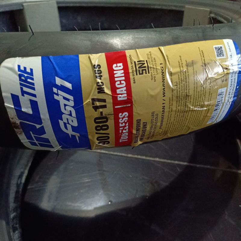 Jual ban IRC fasti 1 90/80-17 bebek racing compound | Shopee Indonesia