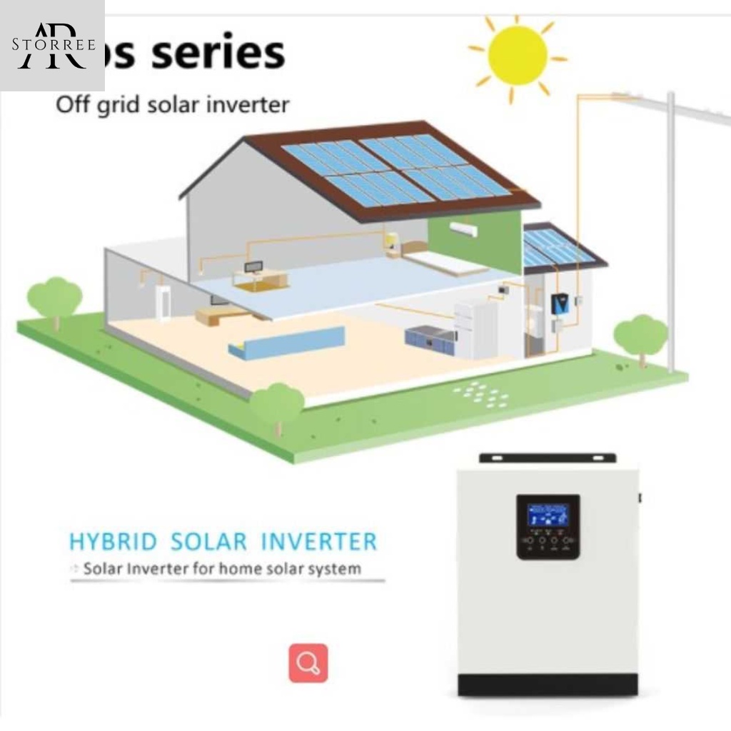 Jual Hybrid Inverter Solar Controller DC 24V to AC 230V 2400W | Shopee ...