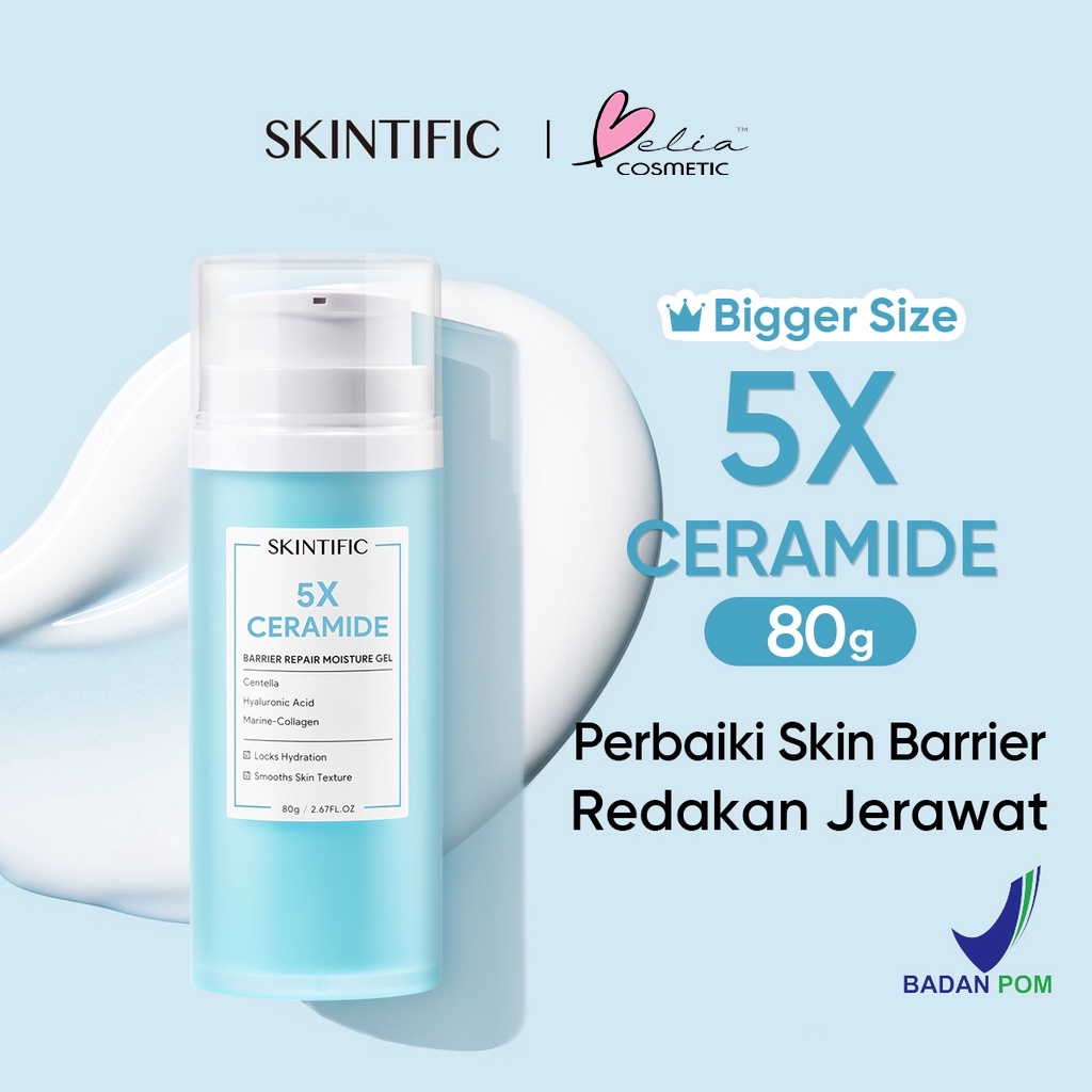 Jual BELIA SKINTIFIC 5X Ceramide Barrier Repair Moisture Series ...
