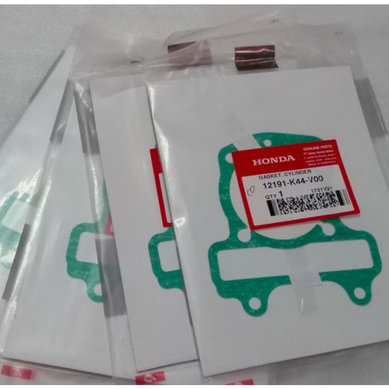 Jual Gasket Cylinder Paking Blok Bawah Asli AHM Beat eSP Pop 12191-K44 ...