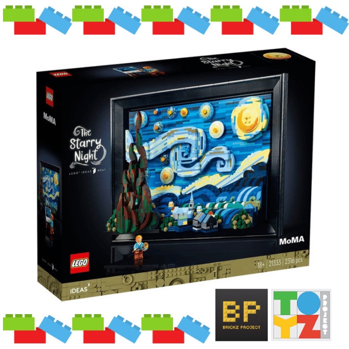 Jual Lego 21333 Ideas - Vincent Van Gogh The Starry Night | Shopee ...