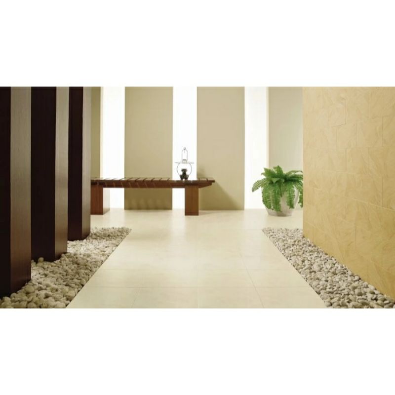 Jual Keramik Roman 40x40 Sandstone Cream / Bone | Shopee Indonesia