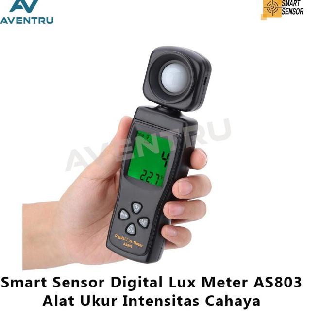 Jual Smart Sensor Digital Lux Meter Alat Ukur Intensitas Cahaya AS803 ...