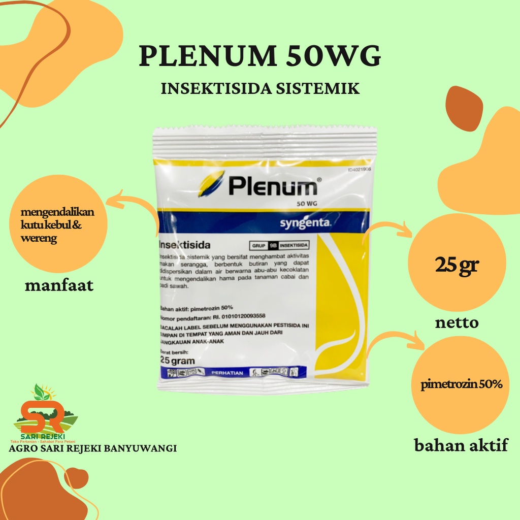 Jual PLENUM 50WG 25GR INSEKTISIDA SISTEMIK | Shopee Indonesia