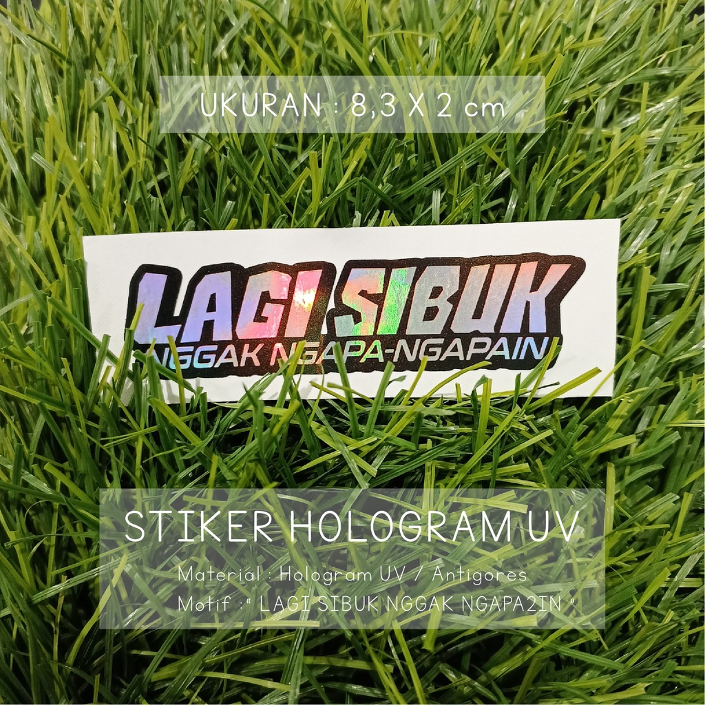 Jual stiker kata-kata / stiker viral / stiker bengkel terbaru / stiker ...