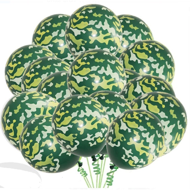 Jual Balon Latex Corak Army | Shopee Indonesia