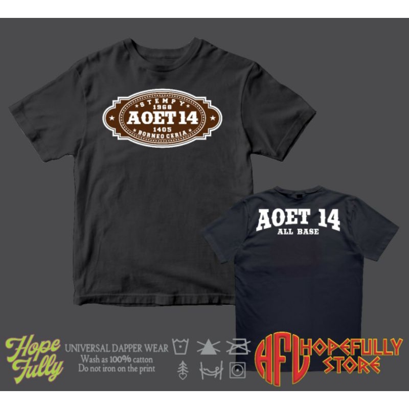 Jual Tshirt kaos Stm AOET 14 - ALL BASE | Shopee Indonesia