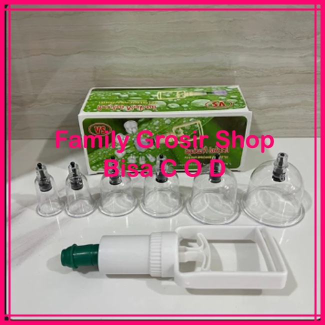 Jual Kop angin isi 6 tabung / Alat Bekam / kop badan / Pijat refleksi ...