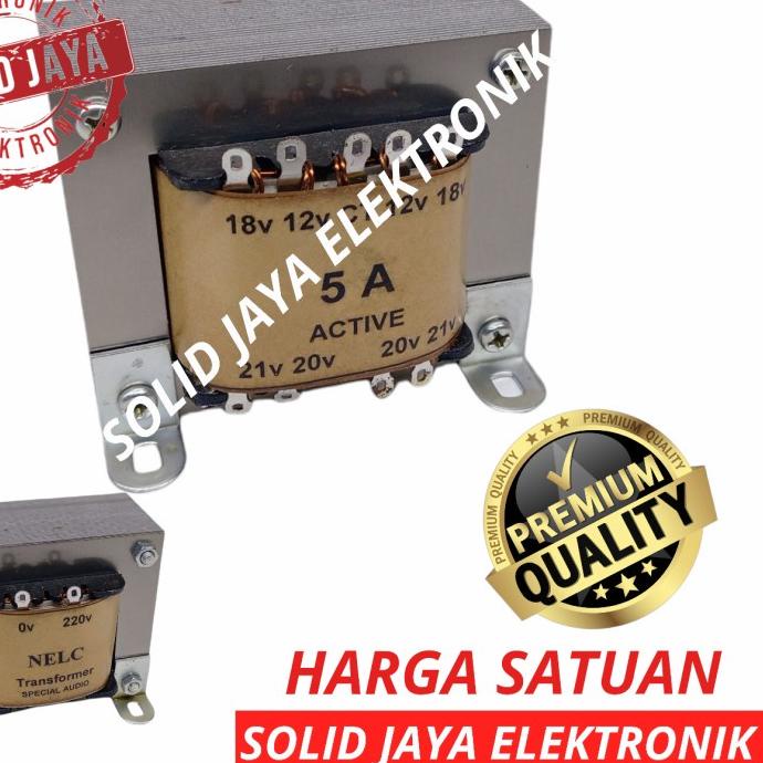 Jual TRAVO TRAFO 5A CT 12V 18V 20V 21V ACTIVE NELC 5 A AMPER AKTIF TRANFORMER KOTAK TRAPO 12 20 ...