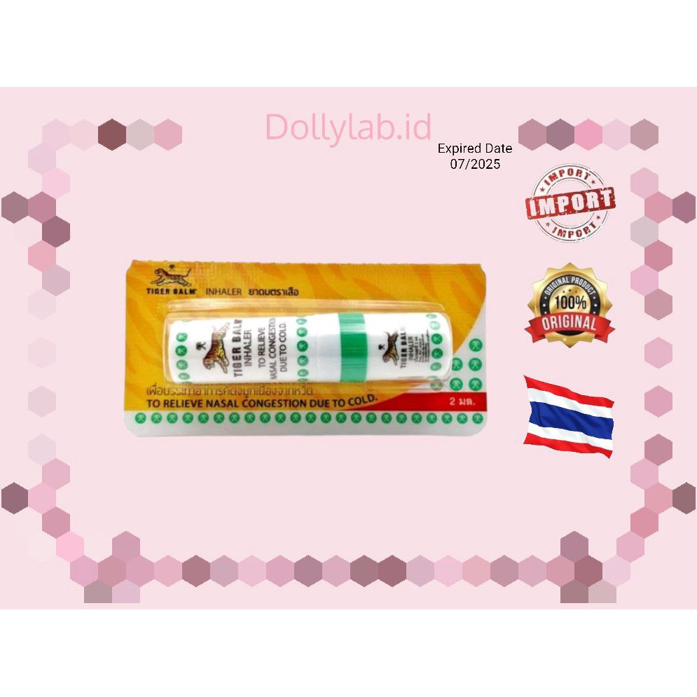Jual TIGER BALM INHALER 100% ORIGINAL THAILAND | Shopee Indonesia