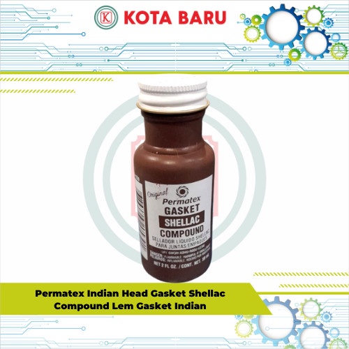Jual Permatex Indian Head Gasket Shellac Compound Lem Gasket Indian ...