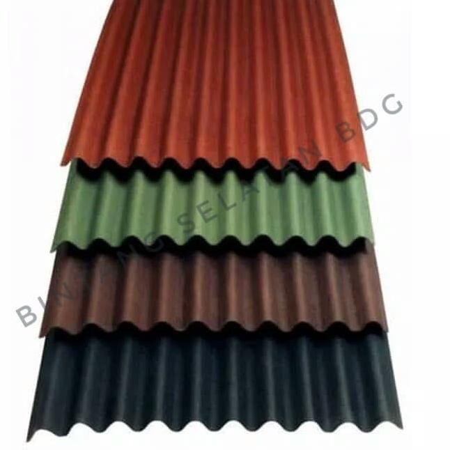 Jual ATAP BITUMEN ONDULINE CLASSIC BLACK ( 95CM X 2M)/ ATAP ASPAL ...