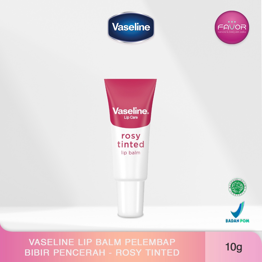 Jual Vaseline Lip Balm Rosy Tinted 10g | Pelembab | Pencerah Bibir | Lip Care | Shopee Indonesia