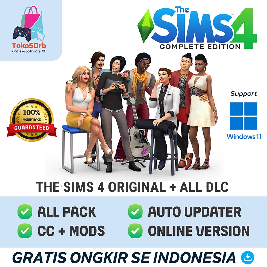 Jual [ORIGINAL] The Sims 4 Complete Full Pack | Shopee Indonesia