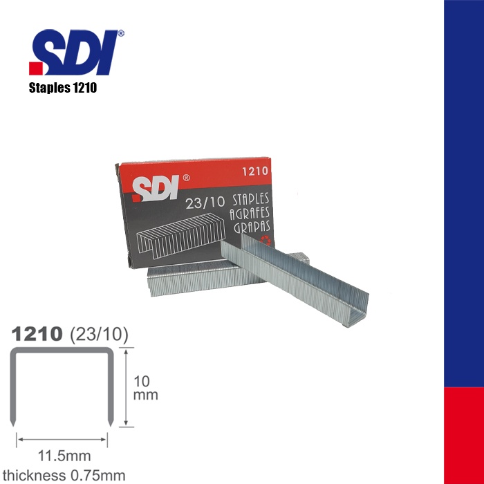 Jual SDI Staples 23/10 / isi staples 1210 1 box | Shopee Indonesia