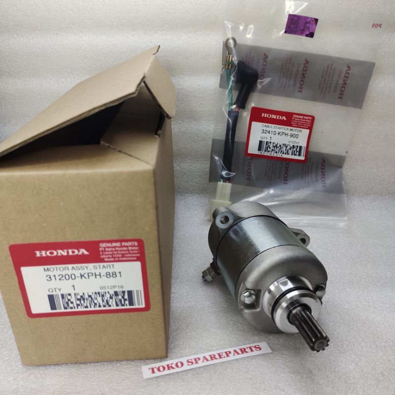 Jual 31200-KPH-881 MOTOR ASSY STARTER Dinamo starter assy komplit Supra ...