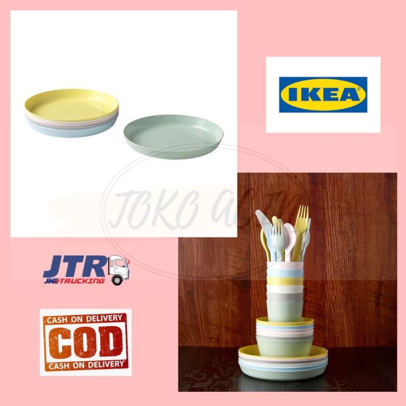 Jual IKEA alat makan KALAS set 6pcs sendok garpu pisau piring mangkok ...