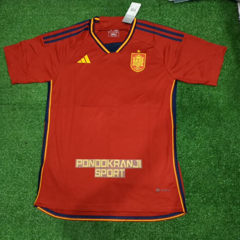 Jual JERSEY SPANYOL HOME NEW WORLD CUP PIALA DUNIA 2022 QATAR GRADE ORI IMPORT OFFICIAL | Shopee ...