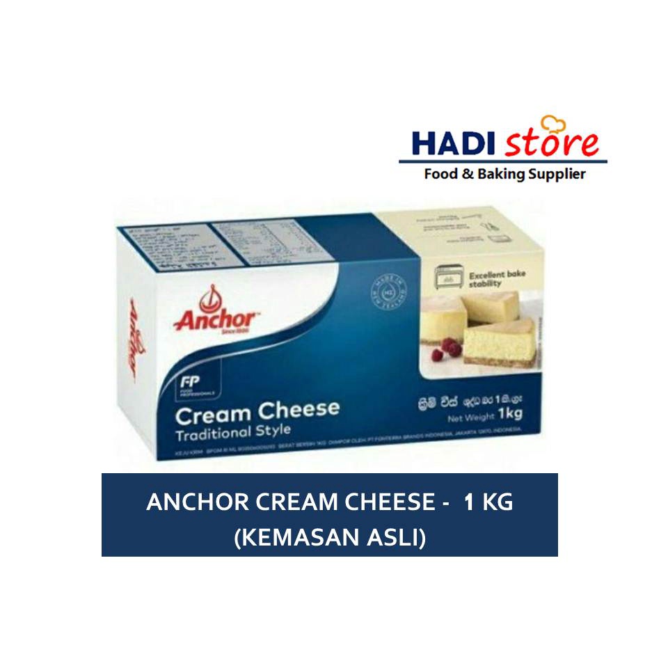 Jual ANCHOR CREAM CHEESE 1 KG (ORIGINAL PACK) | Shopee Indonesia