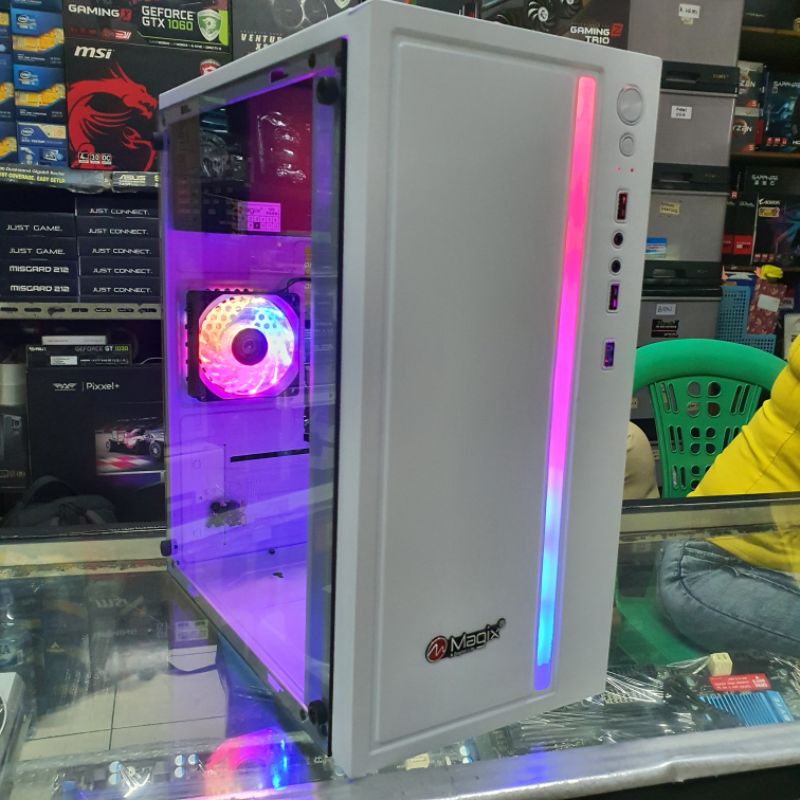 Jual Casing PC Gaming RGB + Power Supply 500Watt | Shopee Indonesia