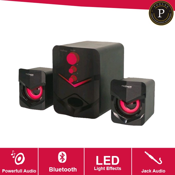 Jual Speaker Advance CLS-201BT Bluetooth Wireless Gaming Speaker PC Komputer Laptop HP | Shopee ...