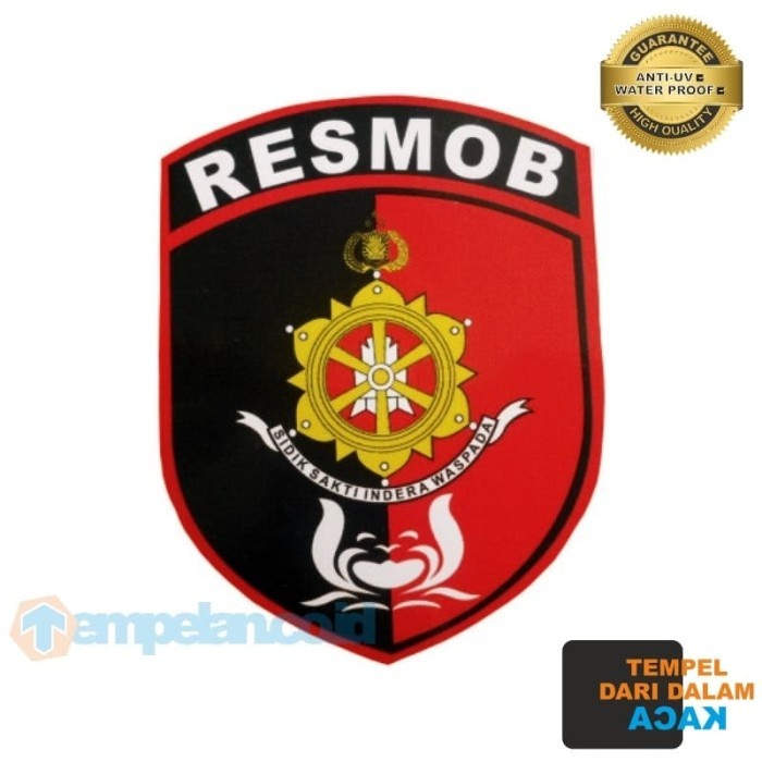 Jual STIKER RESMOB POLRI (TEMPEL DALAM KACA) | Shopee Indonesia