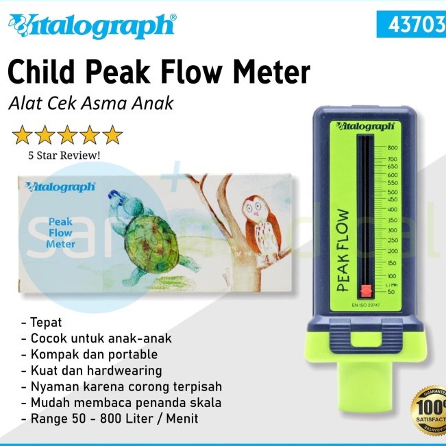 Jual VITALOGRAPH Peak Flow Meter Alat Cek Asma - Anak pediatrik ...