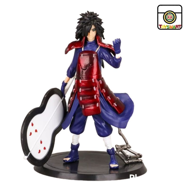 Jual Figure Anime Naruto Uchiha Madara With Weapon Cartoon Figure ...